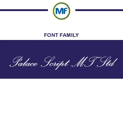 Palace Script MT Std Font Family: Download Free | MaisFontes