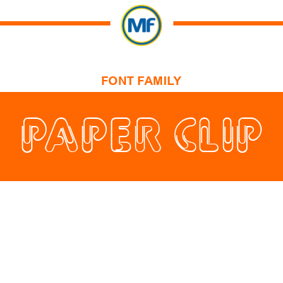 Paper Clip Font Family: Download Free | MaisFontes
