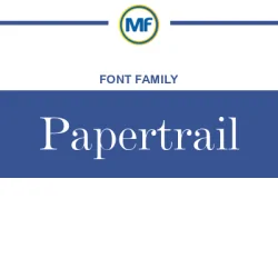 Papertrail Condensed Regular: Free Font Download | MaisFontes