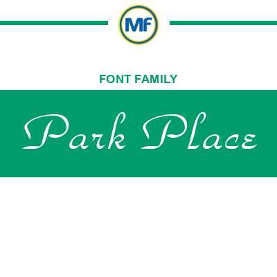 Park Place Font Family: Download Free | MaisFontes