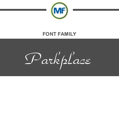 Parkplace Font Family: Download Free | MaisFontes