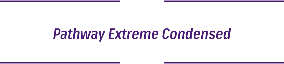 Pathway Extreme Condensed Medium Font: Free Download | MaisFontes