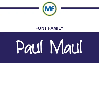 Paul Maul Font Family: Download Free | MaisFontes