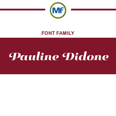 Pauline Didone Font Family: Free Download | MaisFontes
