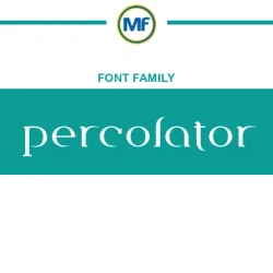 Percolator Bold: Free Font Download | MaisFontes