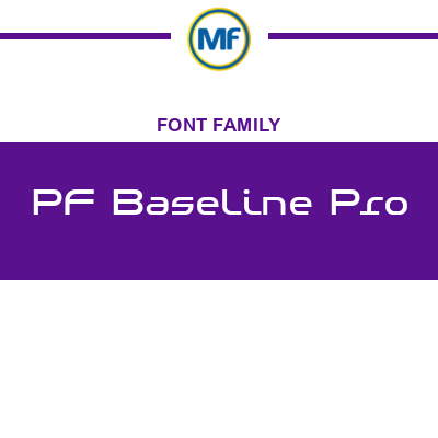 PF Baseline Pro Font Family: Download Free | MaisFontes