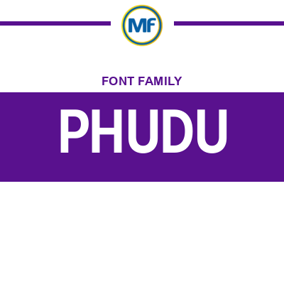 Phudu Font Family: Download Free (Google Fonts) | MaisFontes
