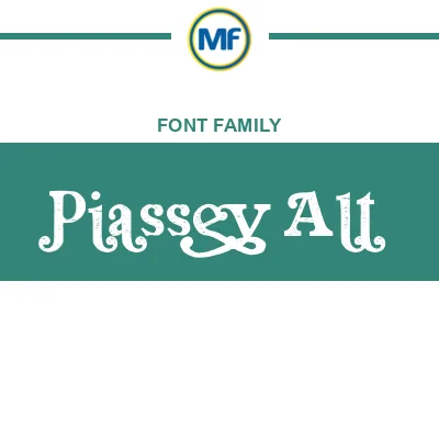 Piassey Alt Font Family: Download Free | MaisFontes