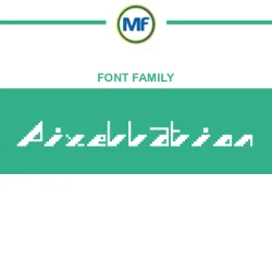 Pixellation Slanted: Free Font Download | MaisFontes