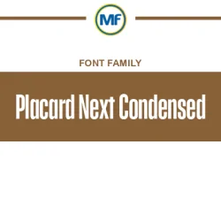 Placard Next Condensed Bold Font: Free Download | MaisFontes