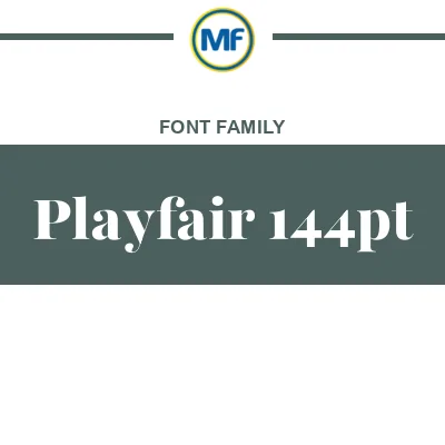Playfair 144pt Font Family: Free Download (Google Fonts) | MaisFontes