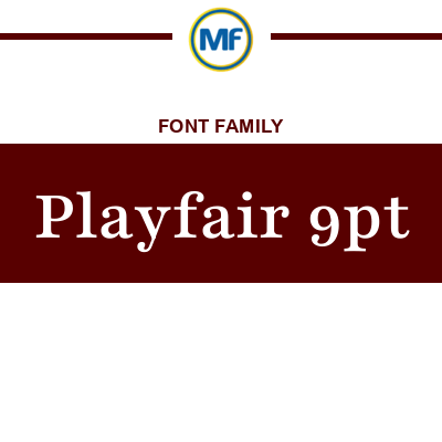 Playfair 9pt Font Family: Free Download (Google Fonts) | MaisFontes