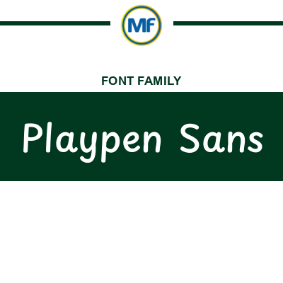 Playpen Sans Font Family: Download Free (Google Fonts) | MaisFontes
