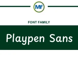 Playpen Sans Medium: Free Font Download | MaisFontes