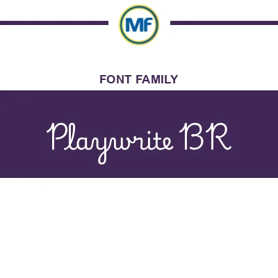 Playwrite BR Font Family: Download Free (Google Fonts) | MaisFontes