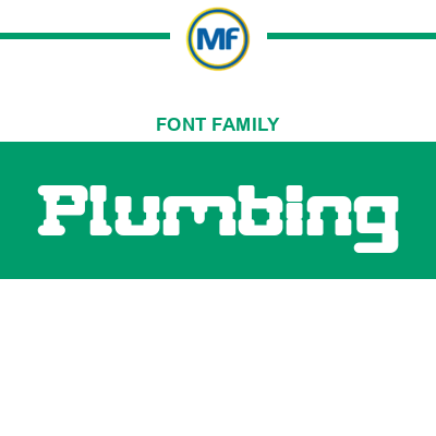 Plumbing Font Family: Download Free | MaisFontes