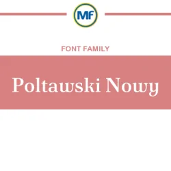Poltawski Nowy Medium Font: Free Download | MaisFontes