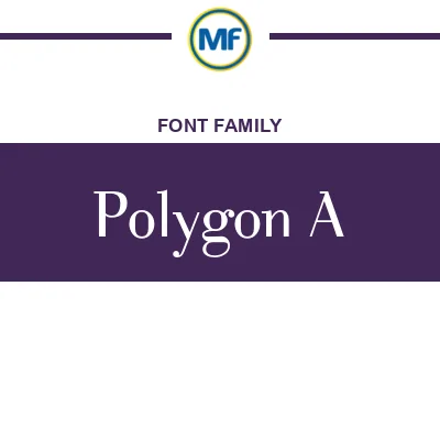 Polygon A Font Family: Free Download | MaisFontes