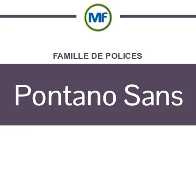Pontano Sans Famille de Polices: Téléchargement Gratuit (Google Fonts ...
