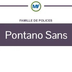 Pontano Sans Regular: Téléchargement de Police Gratuit | MaisFontes