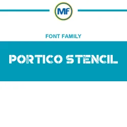 Portico Stencil Rough Font: Free Download | MaisFontes