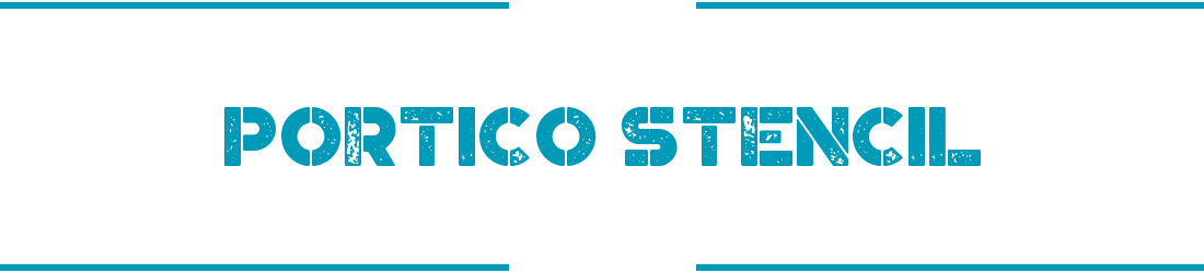 Portico Stencil Rough Font: Free Download | MaisFontes