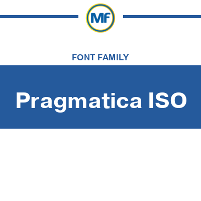 Pragmatica ISO Font Family: Download Free | MaisFontes