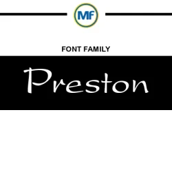Preston Script Font: Free Download | MaisFontes