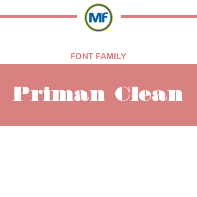 Priman Clean Font Family: Download Free | MaisFontes