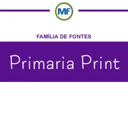 Primaria Print Regular: Baixar Fonte Grátis | MaisFontes