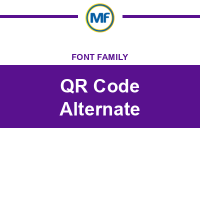 QR Code Alternate Font Family: Download Free | MaisFontes