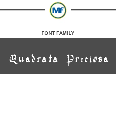 Quadrata Preciosa Font Family: Download Free | MaisFontes