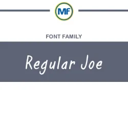 Regular Joe Font: Free Download | MaisFontes