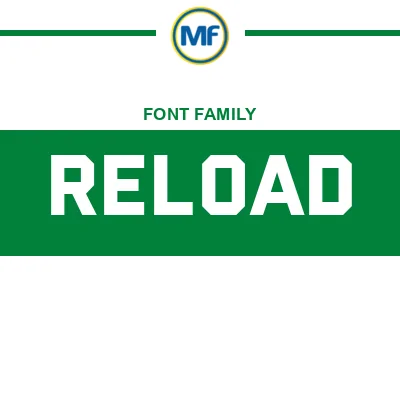 Reload Font Family: Download Free | MaisFontes