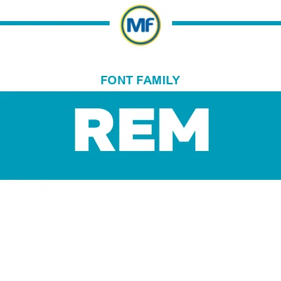 REM Font Family: Free Download (Google Fonts) | MaisFontes