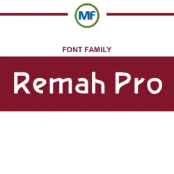 Remah Pro ExtraBold Font: Free Download | MaisFontes
