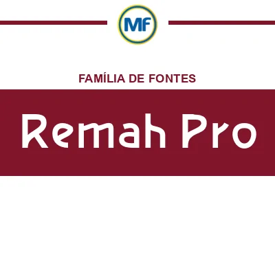 Remah Pro Família de Fontes: Baixe Grátis | MaisFontes