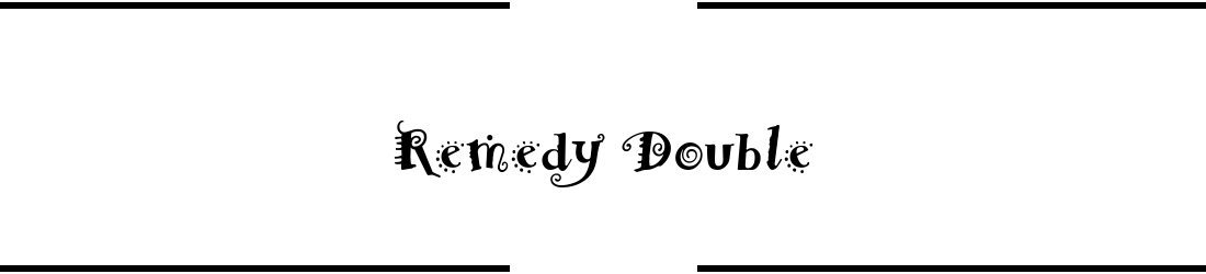 Remedy Double: Free Font Download | MaisFontes