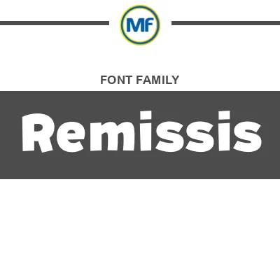 Remissis Font Family: Download Free | MaisFontes