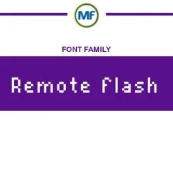 Remote Flash: Free Font Download | MaisFontes