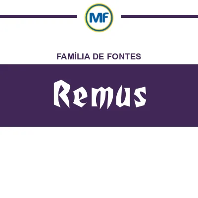 Remus Família de Fontes: Baixe Grátis | MaisFontes