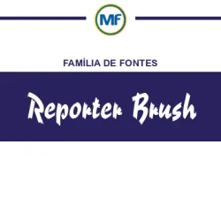 Reporter Brush Regular: Baixar Fonte Grátis | MaisFontes