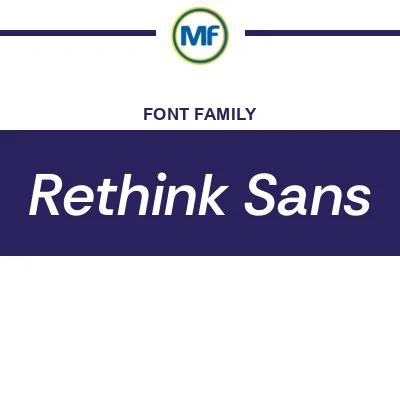 Rethink Sans Font Family: Download Free (Google Fonts) | MaisFontes