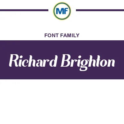 Richard Brighton Font Family: Download Free | MaisFontes