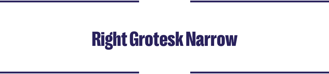 Right Grotesk Narrow Bold Font: Free Download | MaisFontes