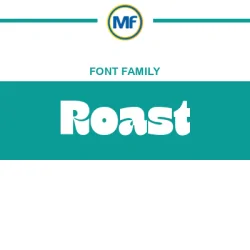 Roast Bold: Free Font Download | MaisFontes
