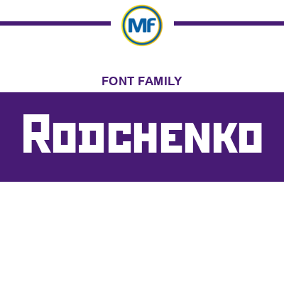 Rodchenko Font Family: Download Free | MaisFontes
