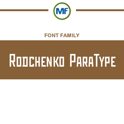 Rodchenko ParaType Font Family: Download Free | MaisFontes