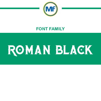 Roman Black Font Family: Download Free | MaisFontes