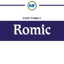 Romic: Free Font Download | MaisFontes